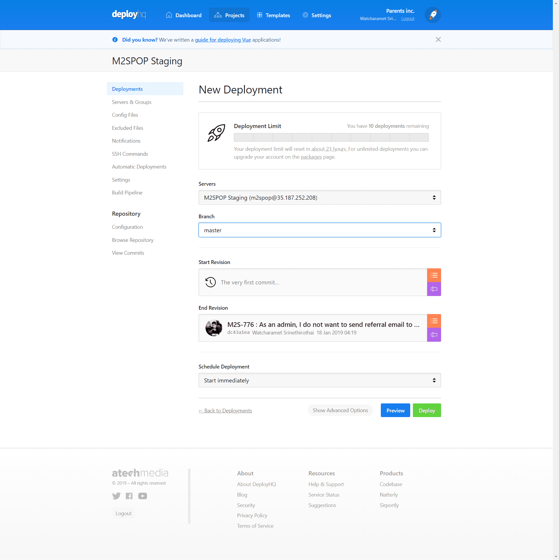 แนะนำการทำ auto deployment ด้วย deployhq - Boostpress